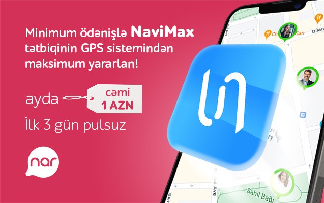 “Nar” introduces new service - NaviMax GPS tracking ABC.AZ